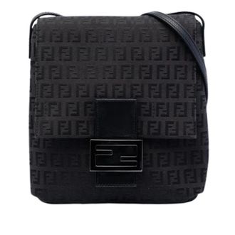 Fendi Pre-owned Vintage Canvas Crossbody Bag - - Pre-owned - Damen - Schwarzk - ONE SIZE
