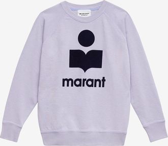 Isabel Marant Sweatshirt Millyny - Femme - Lilac/dark Navy - Taille 34 - Marant &Eacute;toile