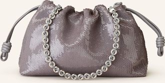 Loewe Schultertasche Flamenco Medium grau