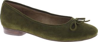 Andrea Conti Damen 23647 Geschlossene Ballerinas, Khaki, 36 EU