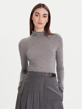 Calvin Klein Rollkragenpullover LV044D239G Grau Slim Fit