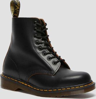 Dr. Martens 1460 Vintage, Leder Stiefel in Schwarz, Größe: 37