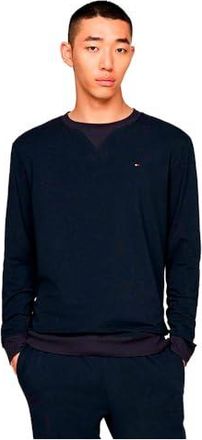 Tommy Hilfiger Sweat Homme Track Top sans Capuche, Bleu (Desert Sky), XL