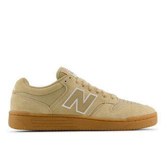 New Balance Unisex NB Numeric 480 in Beige/Wei&szlig;, Wildleder/Mesh, Gr&ouml;&szlig;e 40.5