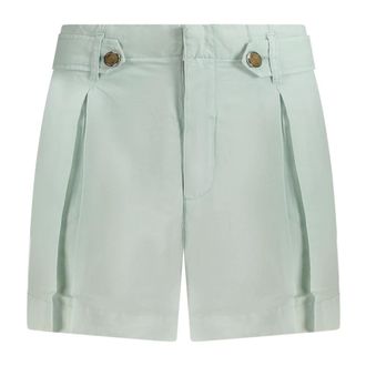 Guess Femme, Shorts, Vert, Taille: W30 Eco Shaye Linen Shorts