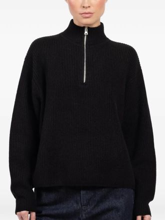 Jenni Kayne half-zip sweater - Schwarz