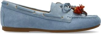 Michael Kors Femme, Chaussures, Bleu, Taille: 41 EU Fallon Suede Moccasin