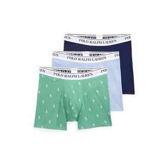Polo Ralph Lauren Lot de 3 boxers en coton m&eacute;lang&eacute;