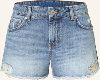 HUGO BOSS Hugo Jeansshorts Galimon blau