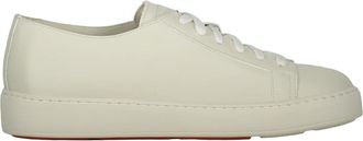 Santoni Femme, Chaussures, Blanc, Taille: 40 EU Baskets basses en cuir