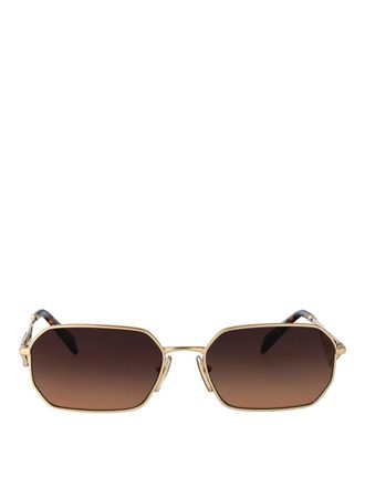 Prada Lunettes De Soleil - Or