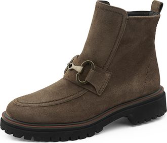 Paul Green Damen Stiefelette, Frauen Klassische Stiefeletten,Kurzstiefel,uebergangsschuhe,uebergangsstiefel,reißverschluss,Braun (Earth),38.5 EU / 5.5 UK