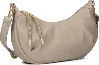 zwei Moon Bag Lola LO70 elegante Halbmondtasche (4 Liter) Schultertasche mit verstellbarem Gurt, 2 Mesh-Innenfächer, herausnehmbarer Schlüsselanhänger, vie