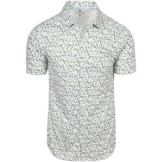 DeSoto Short Sleeve Jersey Chemise Impression Vert Bleu