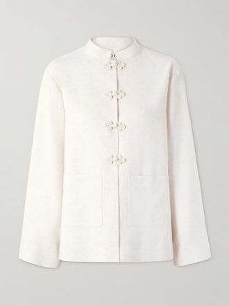 Róhe Jacke Aus Webstoff - Weiß