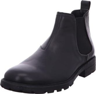 Think Hawara 3-001018 Bottines en cuir tann&eacute; sans chrome pour homme, Noir 0000, 44.5 EU