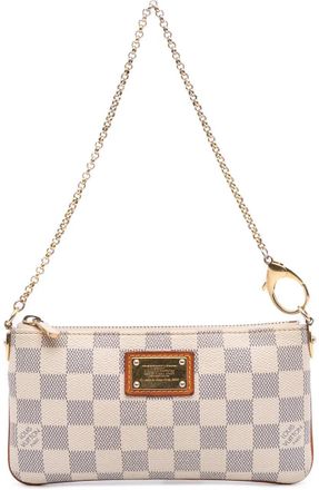 Louis Vuitton Crossbody Bags - Damier Azur Pochette Milla MM - Gr. unisize - in Weiß - für Damen
