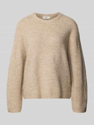 Gina Tricot Oversized Strickpullover mit Leinen-Anteil