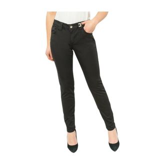 Liu Jo Jewel Logo Baumwollhose - - Jeans - Damen - Schwarzk - 2XS