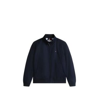 Tommy Hilfiger Blouson Harrington &agrave; logo brod&eacute; en coton