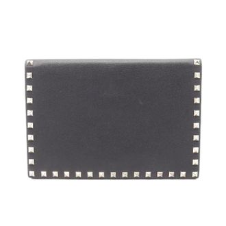 Valentino Pre-owned Rockstud Leder Clutch - - Pre-owned - Damen - Schwarzk - ONE SIZE
