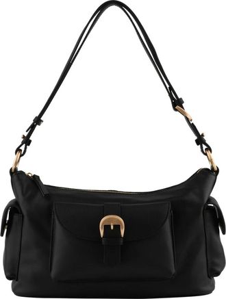 Pourchet Femme, Sacs, Noir, Taille: ONE Size Sac bandouli&egrave;re Scoop