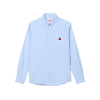 Kenzo Homme, Chemises, Bleu, Taille: 2XL Chemises d&eacute;contract&eacute;es