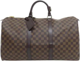 Louis Vuitton unisex, Pre-owned, Brun, Taille: ONE Size Sac Week-end en Toile Pre-owned