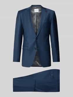 Roy Robson Slim Fit Anzug aus Schurwoll-Elasthan-Mix