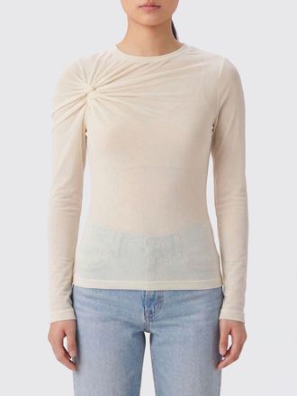 A Gold E T-Shirt AGOLDE Femme couleur Lait