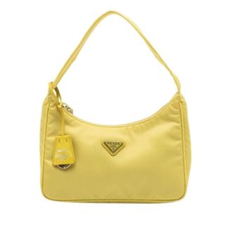Prada Sac bandouli&egrave;re Pre-owned en nylon - Femme - Pre-owned - Jaune - Taille: ONE Size