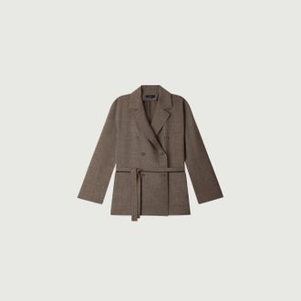 SOEUR VESTE DREW MARRON