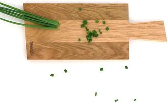 Continenta Schneidebrett mit Griff, Eiche, ca. 34,5 x 14 x 1,5 cm | CON-04101000 | 4017167410104