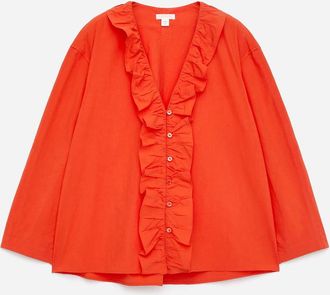 Arket R&uuml;schenbluse -Orange