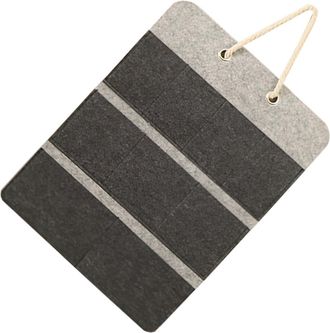 Lurrose Große Filz Aufbewahrungstasche zum Aufhängen Tür Organizer mit Vielseitigen Fächern Robuste Wandtasche für Schmuck Schlüssel Handy und Platzsparend fü