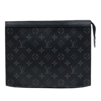 Louis Vuitton Pre-owned Monogram Eclipse Clutch - - Pre-owned - Herren - Schwarzk - ONE SIZE