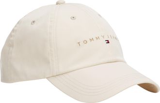 Tommy Jeans Herren Cap Linear mit Logo, Elfenbein (Newsprint), Einheitsgr&ouml;&szlig;e