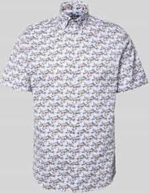 Bugatti Slim Fit Freizeithemd mit Button-Down-Kragen