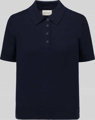 GANT Regular Fit Poloshirt aus Baumwoll-Kaschmir-Mix