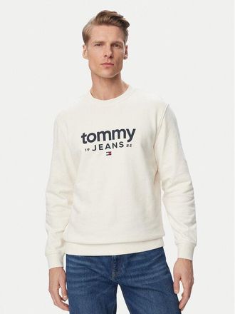 Tommy Jeans Sweatshirt Graphic DM0DM23392 Wei&szlig; Regular Fit