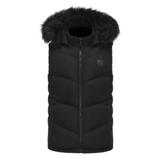 SoulCal&Co SoulCal - Weste f&uuml;r Damen, Rei&szlig;verschlusstasche (Schwarz)