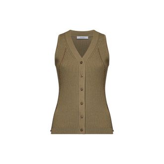Max Mara Damen, Oberteile, Gr&uuml;n, LGr&ouml;&szlig;e
