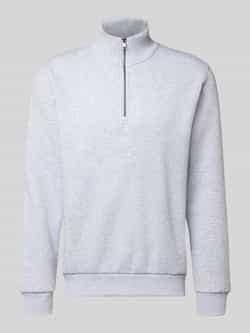 Jack & Jones Regular Fit Sweatshirt mit Troyer-Kragen Modell Bradley
