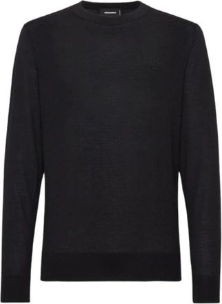 Dsquared2 Homme, Pulls, Noir, Taille: L Pull en laine &agrave; col rond