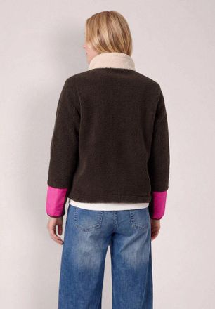 Cecil Fellimitatjacke mit Stehkragen