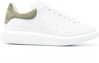 Alexander McQueen Alexander McQueen Low-Top Sneaker - White Leather Sneakers With Suede Accent - Gr. 40,5 (EU) - in Wei&szlig; - f&uuml;r Damen