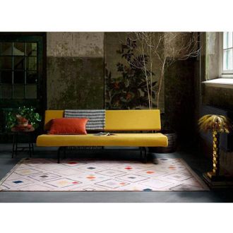 Wecon Home Wecon Home - Tapis berbère à courtes mèches kilim Mont Royal Beige 80x150