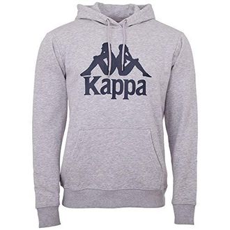 Kappa Unisex Hooded Sweatshirt Grey 705322 18M, Größe Bekleidung:L