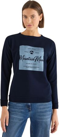 Cecil Damen Shirt mit Satin Print