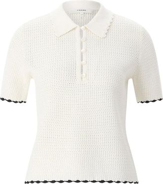 Frame Denim Femme, Tops, Beige, Taille: 36 FR Polo Tricot&eacute;